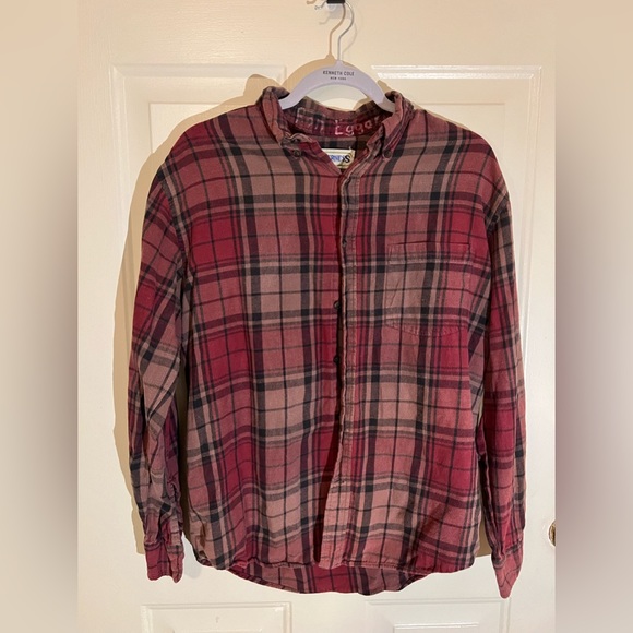 Wilderness | Shirts | Vintage Wilderness Flannel Mens Size Medium Red ...